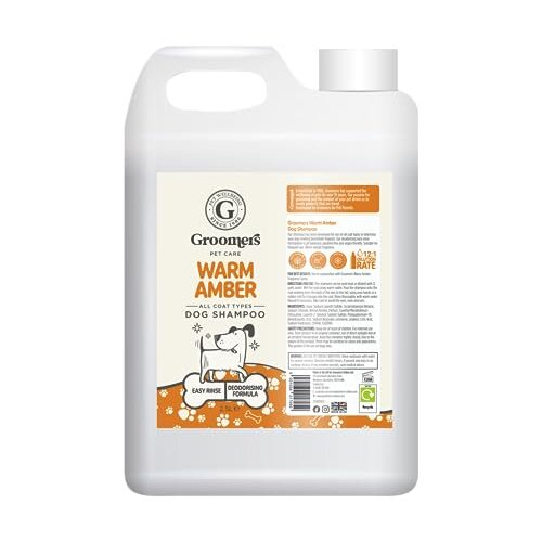 - Warm Amber Dog Shampoo- Dog Grooming Shampoo products for smelly dogs ...