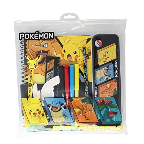 Pokemon Bumper Stationery Set | School Stationery Set | Large ...