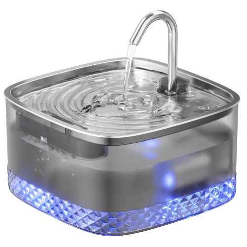 Cat Water Fountain for Drinking,Faucet-Shaped 75oz/2.2L Pet Drinking ...