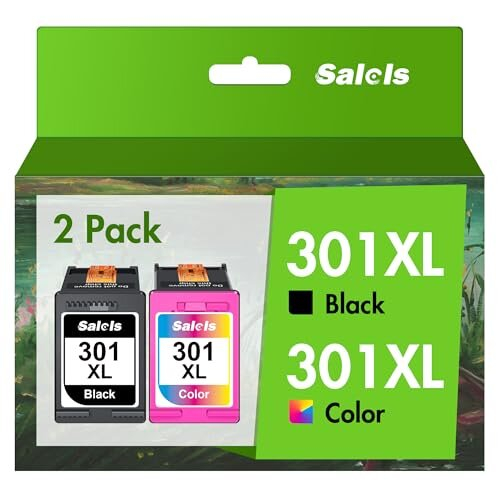 301 Ink Cartridges Combo Pack 301 XL Black and Colour Replacement for ...