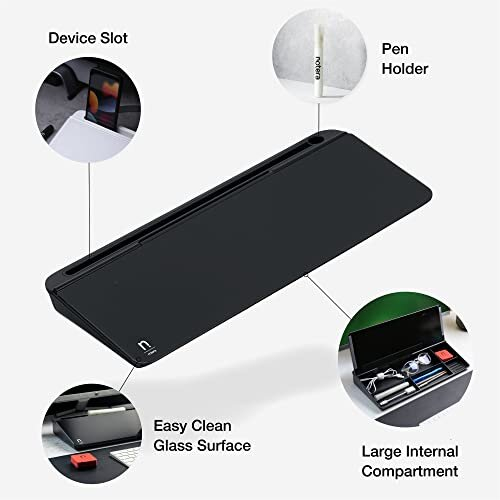 Wedge Desktop Whiteboard - All-in-One Desk Whiteboard & Desk Tidy ...