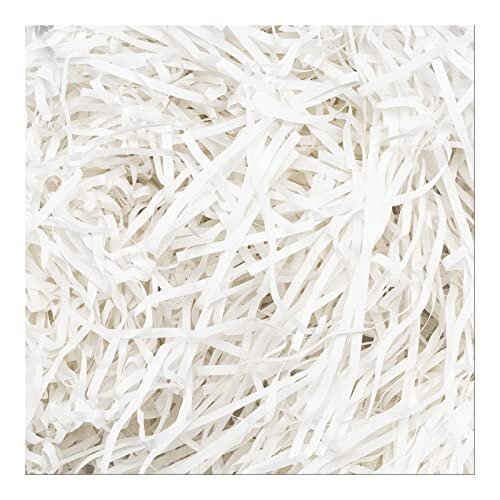 White Shredded Tissue Paper for Hampers and Gift Box Stuffing(500g) on ...