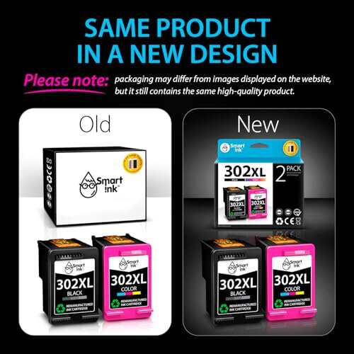 Remanufactured Ink Cartridge Replacement for HP 302 XL 302XL 2 Combo Pack (Black & Tri-Color ...