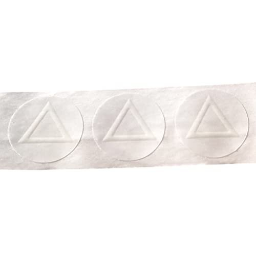 Tactile warning symbols for blind fi, 27 mm, 1000 warning triangle ...