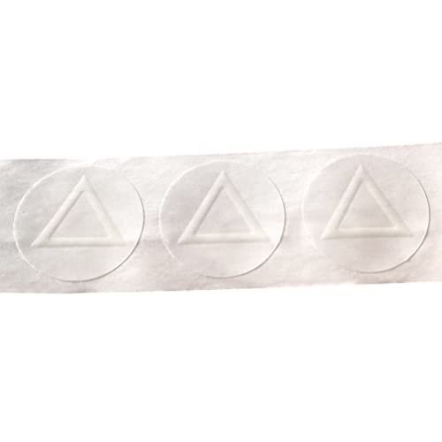 Tactile warning symbols for blind fi, 27 mm, 1000 warning triangle ...