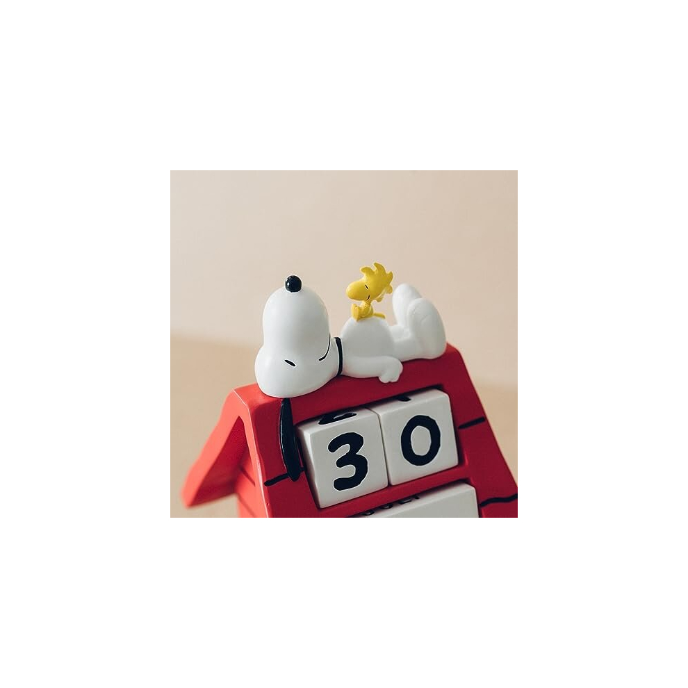 Snoopy Doghouse Perpetual Calendar | Flip Calendar | Snoopy Calendar ...