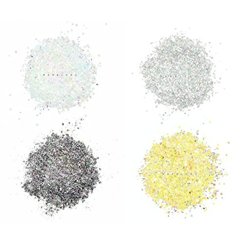 Holographic Glitter [Mixed Set] 4oz (112g) | 8 Colours | Chunky | Non ...