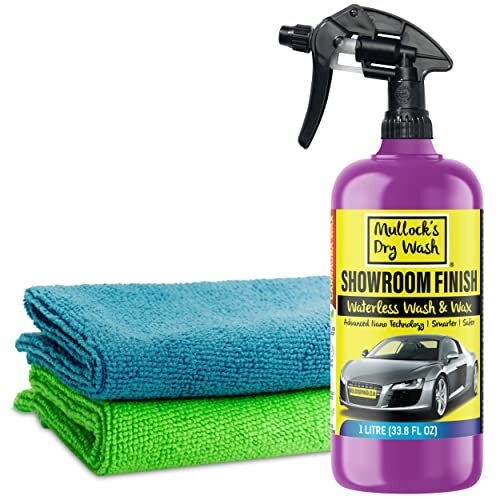Showroom Finish Waterless Car Wash and Wax Spray Car Cleaner, 1 Litre ...