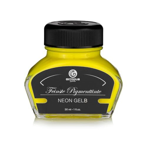 OCTOPUS Highlighter Ink for Fountain Pen, Fluorescent Neon Ink for ...