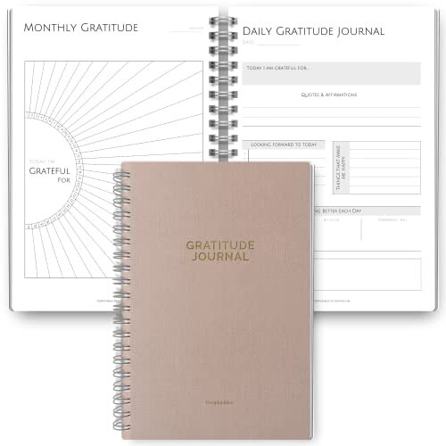 Gratitude & Mindfulness Journal | 90 Day Gratitude Template, Self Care ...