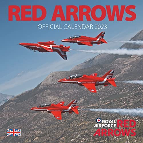 Red Arrows Calendar 2023: OFFICIAL 12 x 12 Inch Monthly Square Wall ...