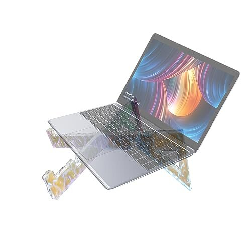 Acrylic Laptop Stand Adjustable Acrylic Laptop Tray Holder Portable ...