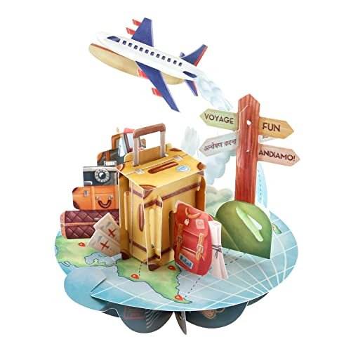 Pirouette, 3D Pop Up Greeting Card - Travel - Gift For Her, Him ...