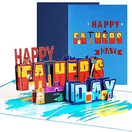 Fathers Day Pop Up Cards,3D Handmade Pop-Up Cards Happy Anniversary ...