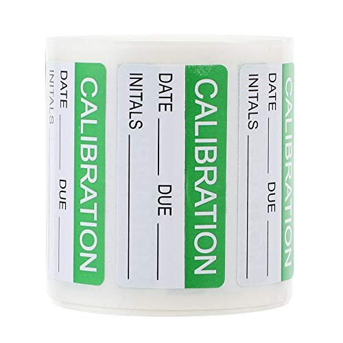 1 Roll/300pcs Calibration Stickers for NIST Calibration QC Approval ...