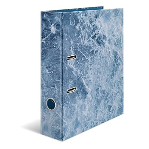 19650 A4 Nature Ice Folder, 7 cm Wide, Sturdy Cardboard, Coloured Outer ...