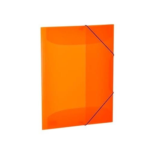 19697 Portfolio Folder A3 Translucent Neon Orange, Set of 3, Sturdy ...