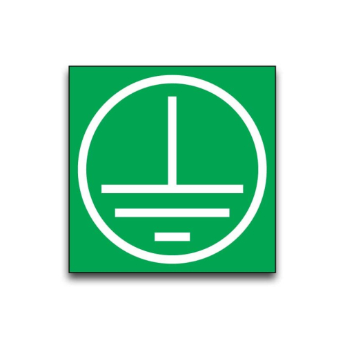 Earthing Electrical Labels - 19mm x 19mm Square - Price per Pack of 100 ...