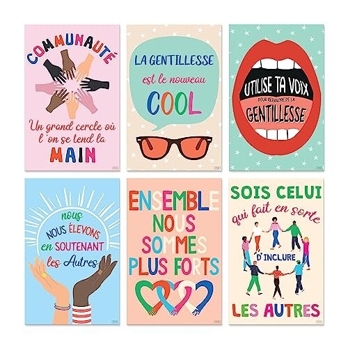 S&O Kindness Classroom Posters for French Student - Inspirational ...
