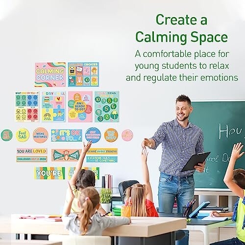 S&O Calm Down Corner to Relax Kids - Soothing Classroom Bulletin Board ...
