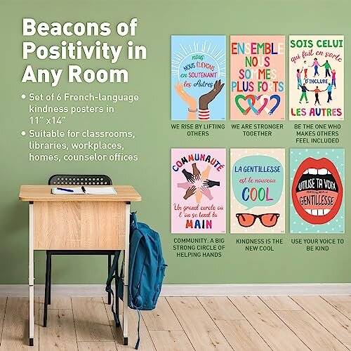 S&O Kindness Classroom Posters for French Student - Inspirational ...
