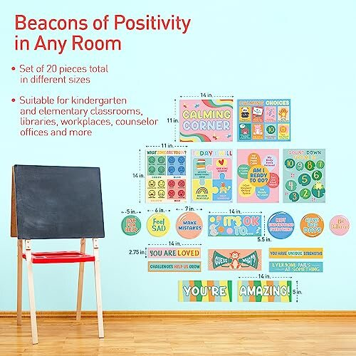 S&O Calm Down Corner to Relax Kids - Soothing Classroom Bulletin Board ...
