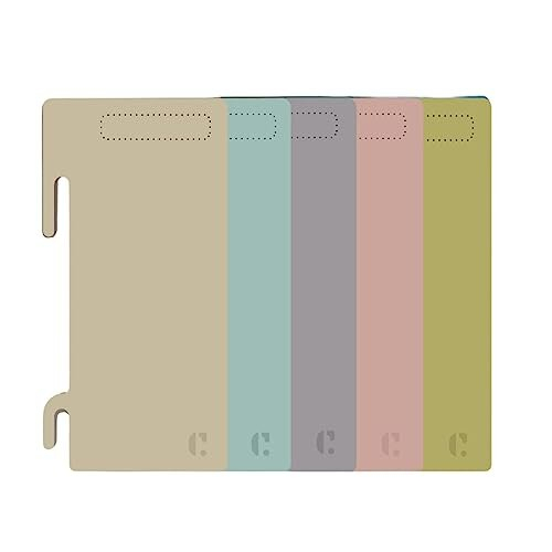Binder Divider Separating Tabs - Personal File and Folder Dividers Organizer, Page Separators ...