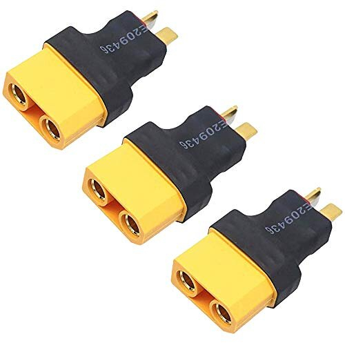 3pcs XT90 XT-90 Male Female to T-Plug Deans Style Male Female Connector Adapter(Deans male to ...