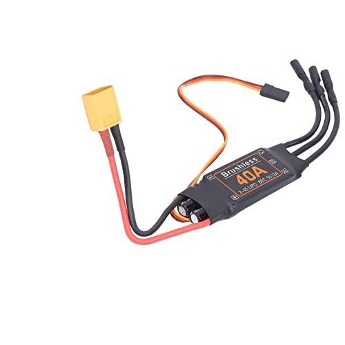 40A Brushless ESC with XT60 Connector Brushless Motor Electric Speed Controller BEC Output: 5V ...