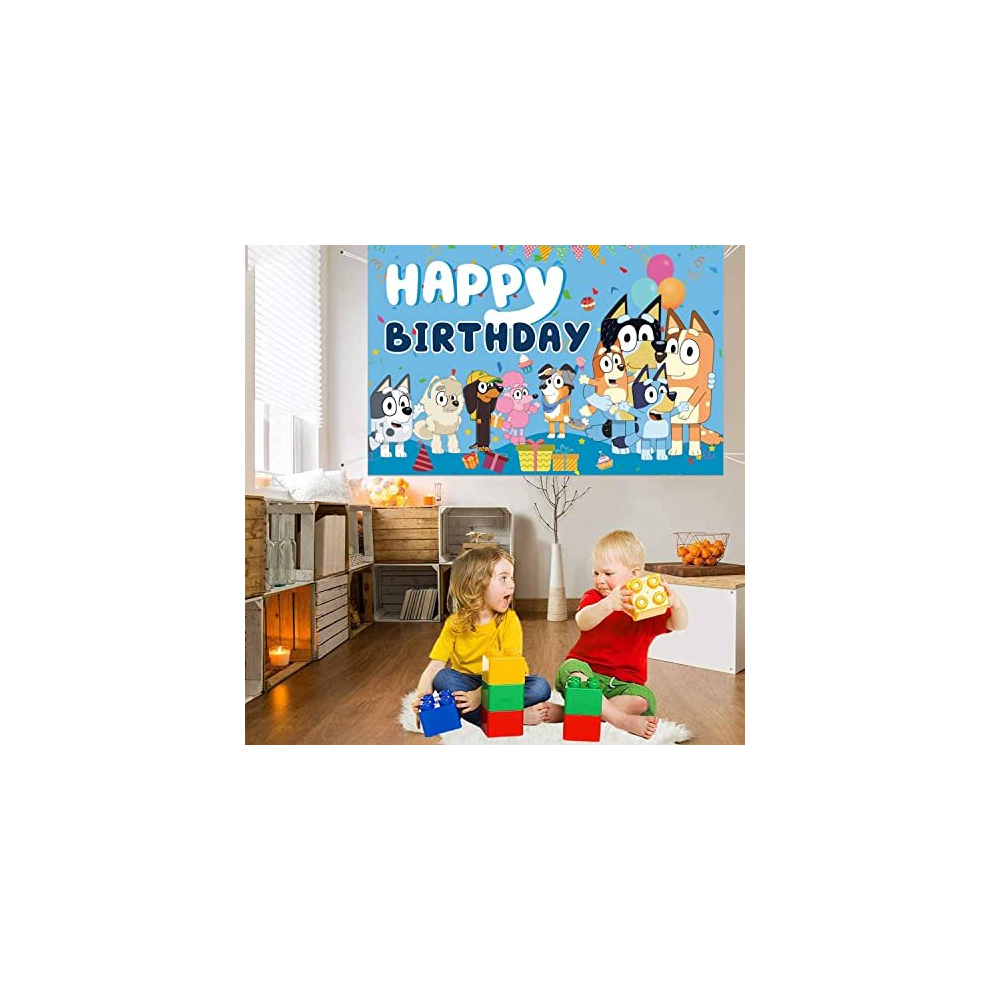 Bluey Dog Backdrop,Bluey Dog Themes Party Background Photo Booth Banner ...