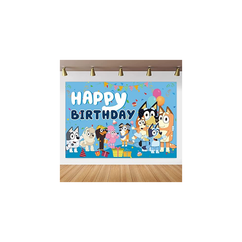 Bluey Dog Backdrop,Bluey Dog Themes Party Background Photo Booth Banner ...