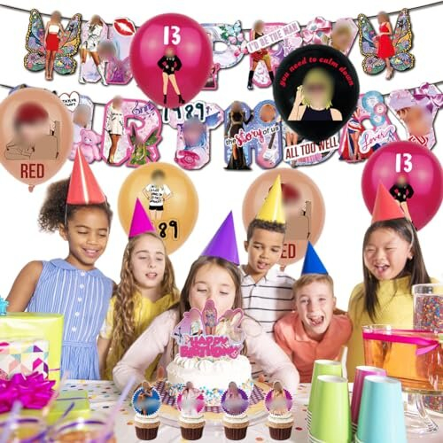 34 PCS Singer Birthday Party Decorations Set,Singer Theme Party ...