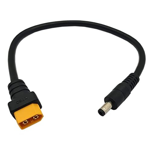 Halokny XT60 Adapter Cable XT60 Male to DC 5.5mm X 2.5mm Male Power Cable XT60 Charging Cable ...