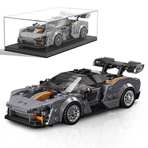 Speed Champion Racing Car Building Sets with Acrylic Display Case ...