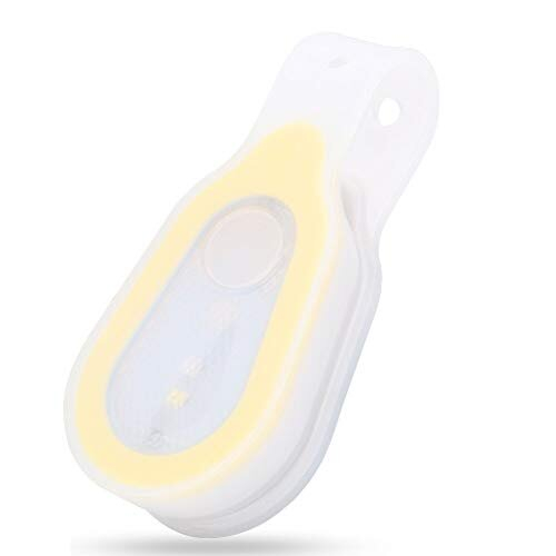 2pcs Hand Free LED Flashlight,Clip On to Clothing LED Magnet/Magnetic ...