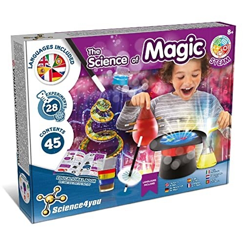 The Science of Magic - Kids Magic Set for 8 year olds with 28 Magic ...