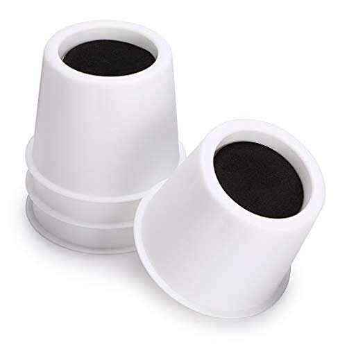 Set of 4 Pieces 7.6cm Round Bed Risers Chair Risers Desk Risers Table ...