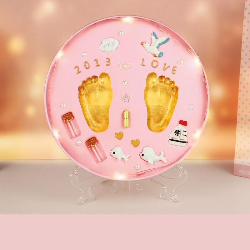 DIY Baby Hand and Footprint Kit, Newborn Handprint Foot Print Keepsake Frame, Dog Pet Paw Prints ...