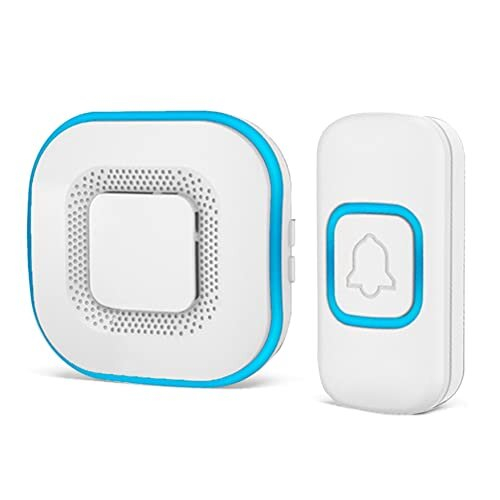 Wireless Doorbell, Waterproof Cordless Mini Door Bell Kit with 38 ...