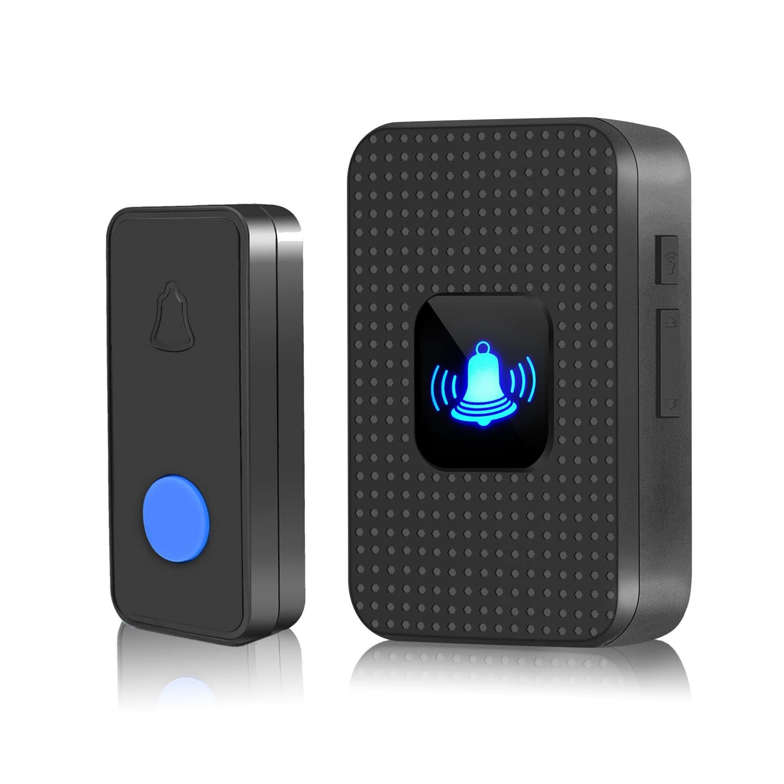 Nestling Wireless Doorbell, IP55 Waterproof Plug in Cordless Door Bells ...