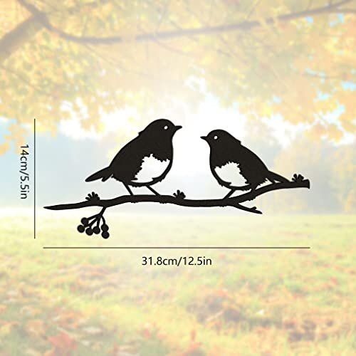 Robin Metal Bird, Metal Garden Birds, Rustic Robin Garden Ornament ...