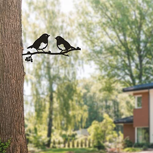 Robin Metal Bird, Metal Garden Birds, Rustic Robin Garden Ornament ...