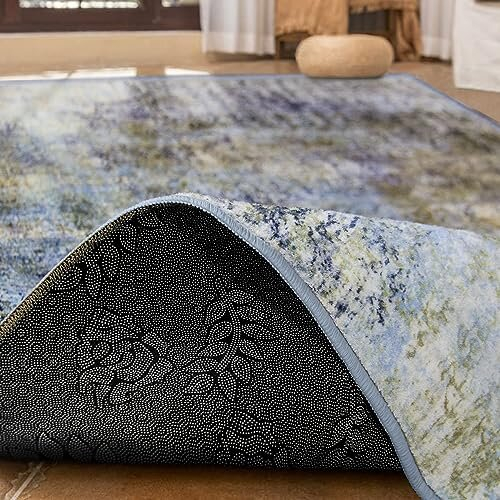 Rugs Living Room, Modern Abstract Design, Short Pile for Bedroom Dining ...