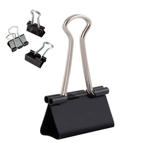 Foldback Clips Multi-Purpose Paper Clips Binder Clip Office Clip 32 mm ...