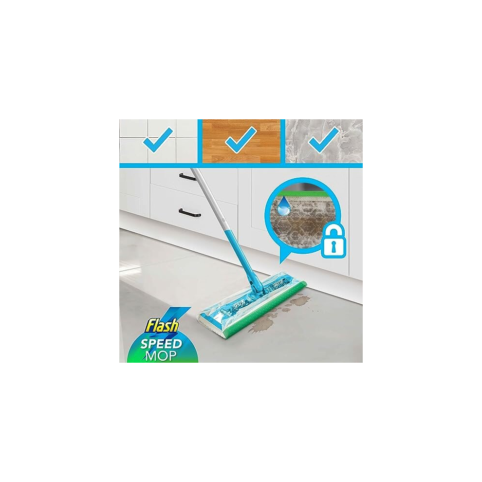 Speed Mop Floor Cleaner Starter Kit, Spray Mop, All-In-One Floor ...