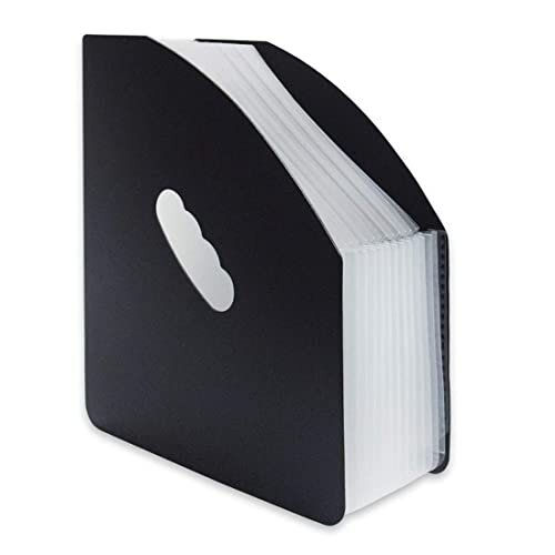 Expanding File Folder, KXF13 Pocket Plastic A4 Concertina Expandable ...