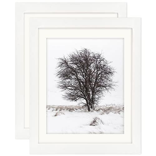White 8x10 (20x25 cm) Photo Frames Display 6x8 Pictures - Square ...