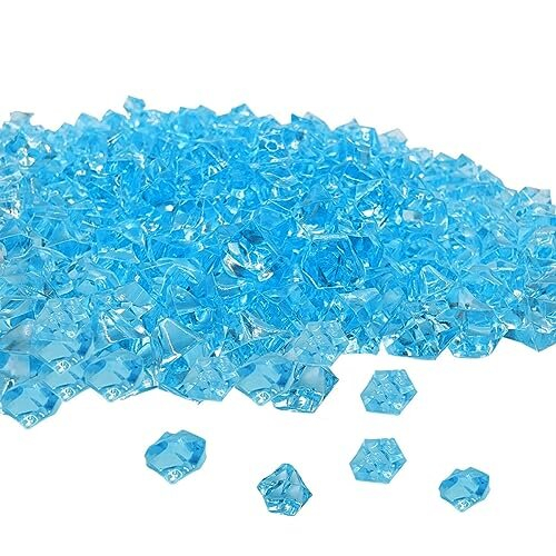 300 Pcs Acrylic Ice Rocks Crystals Gems, Bulk Fake Crystals, Plastic ...