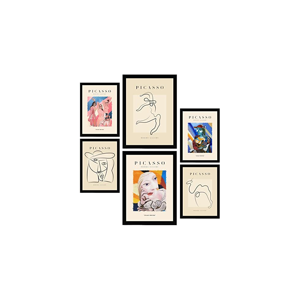 Set of 6 Pablo Picasso Posters. Harmony. Cubism and Surrealism Art ...