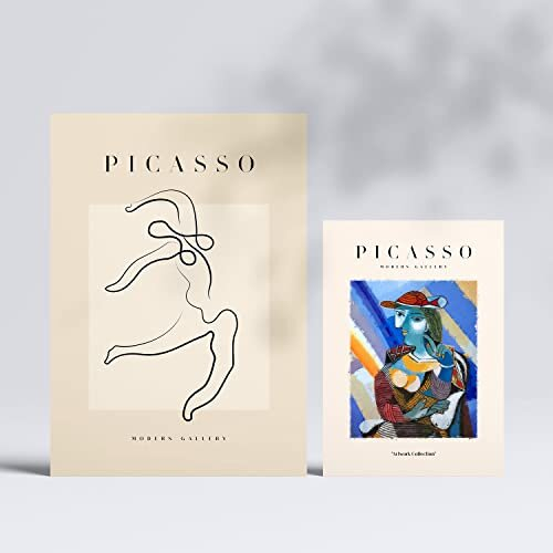 Set of 6 Pablo Picasso Posters. Harmony. Cubism and Surrealism Art ...